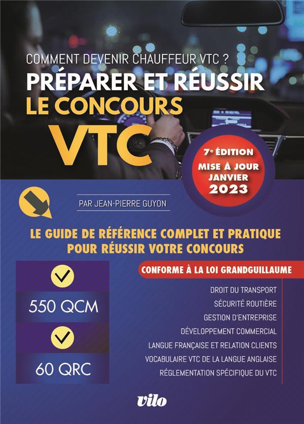 Préparer et réussir le concours VTC - édition 2023 - Editions Ramsay